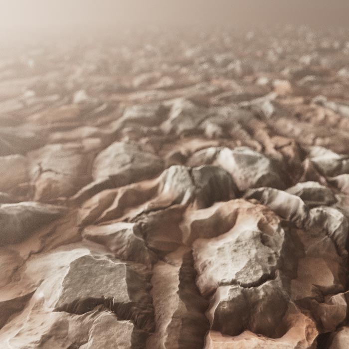 Houdini Copernicus - Sharp Rock Material